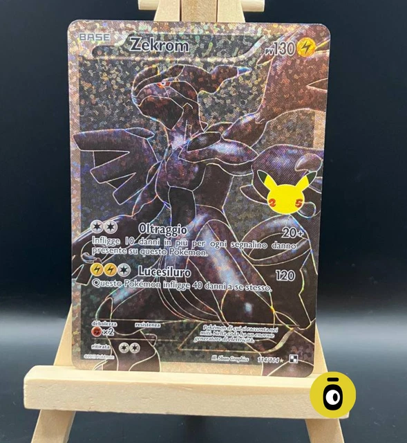 POKEMON - ZEKROM FULL ART ULTRA RARE 114/114 - Gran Festa - ITA - COND ...