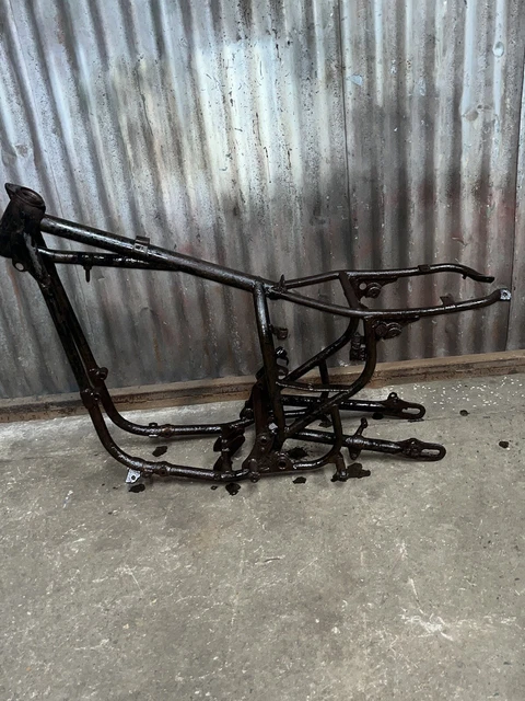 BSA A50 ? A65? frame with swing arm, used Condition. Vintage Parts £129 ...