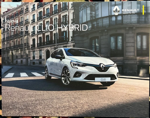 RENAULT CLIO HYBRID Prospekt Mini Brochure Catalogo Depliant 9/2020 ...