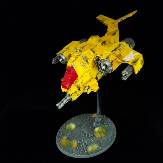 STORMHAWK INTERCEPTOR IMPERIAL Fists Painted Space Marines Warhammer ...