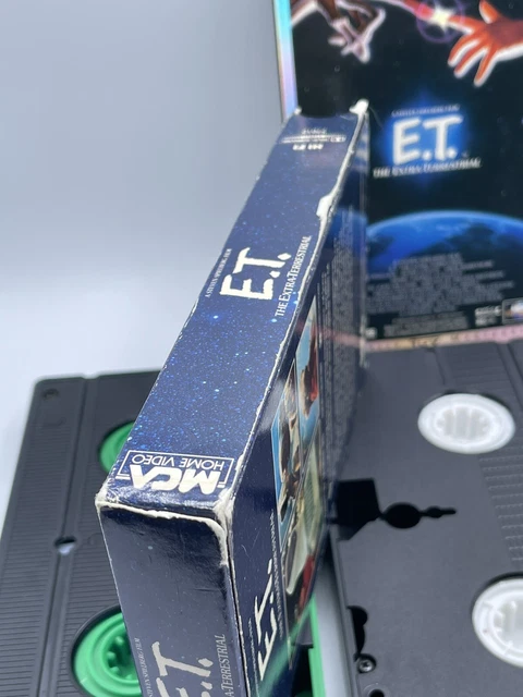 E.T. THE EXTRA-TERRESTRIAL 2 VHS, TAPES 1988 & 1996, Green Flap ...