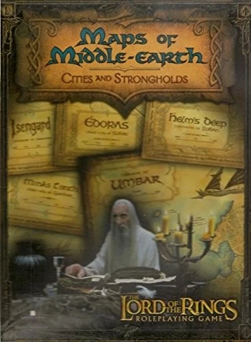 MAPS OF MIDDLE-EARTH: CITIES AND STRONGHOLDS (THE LORD OF By Decipher ...
