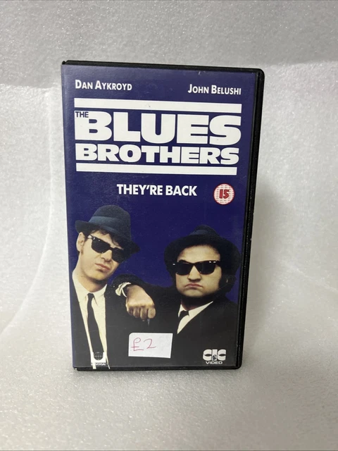 1980’S VHS TAPE Of The Blues Brothers, Theyre Back £1.75 - PicClick UK