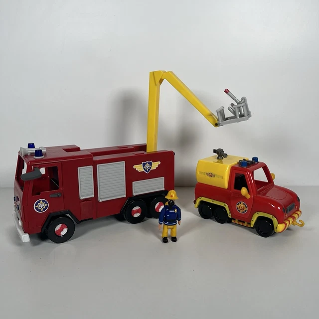 FIREMAN SAM FIRE Rescue Vehicles & Figure Toy Bundle - Good Used ...