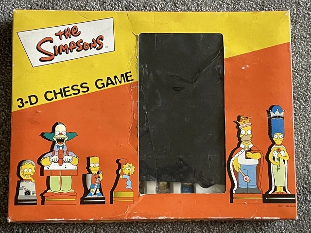 THE SIMPSONS 3D Chess Set (95111) Boxed Year 2000 £14.99 - PicClick UK