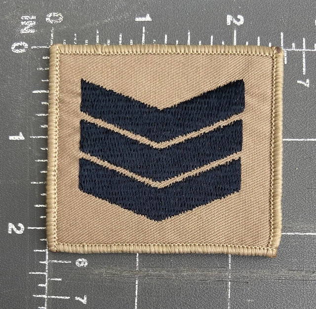 BRITISH ROYAL ARMED Forces Military Army RAF Sergeant Rank Chevron Patch Badge £7.07 - PicClick UK