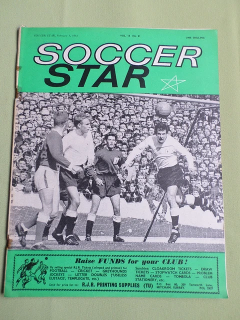 SOCCER STAR - Uk Football Magazine -5 Feb 1965 - Preston North End £3. ...