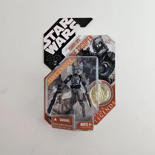 COVERT OPS CLONE Trooper Star Wars 30th Anniversary Saga Legends Figure ...