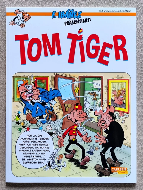 F. IBÁÑEZ PRÄSENTIERT: »Tom Tiger« Band 1 [Carlsen Comics] 1. Auflage ...