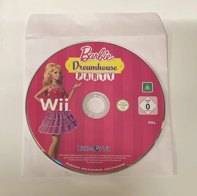 NINTENDO WII GAME BARBIE DREAMHOUSE PARTY Disc Only £7.99 - PicClick UK