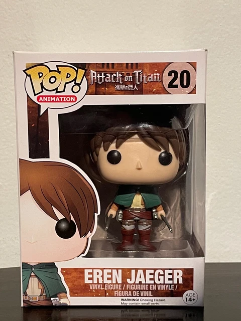 FUNKO POP! ATTACK on Titan - Eren Jaeger #20 a volta/autentico EUR 110 ...