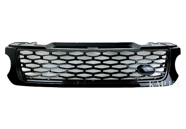 FOR RANGE ROVER Sport Front Grille SVR Style L494 Gloss Black 2014-2017 ...