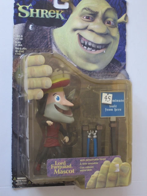 MCFARLANE DREAMWORKS Shrek Lord Farquaad Mascot Action Figure OVP/NEU ...