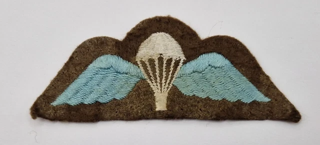 ORIGINAL 1950S BRITISH Army Parachute Regiment Jump Wings Embroidered ...