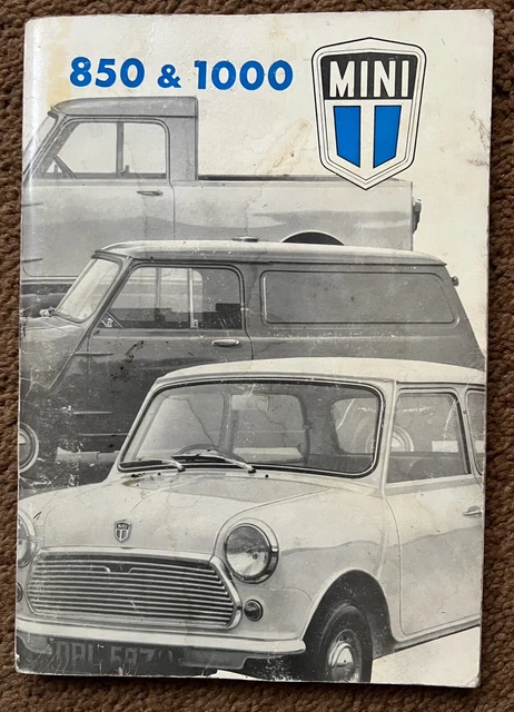 MINI COUNTRYMAN VAN HANDBUCH Handbuch MORRIS TEILE BMC Cooper LEYLAND ...