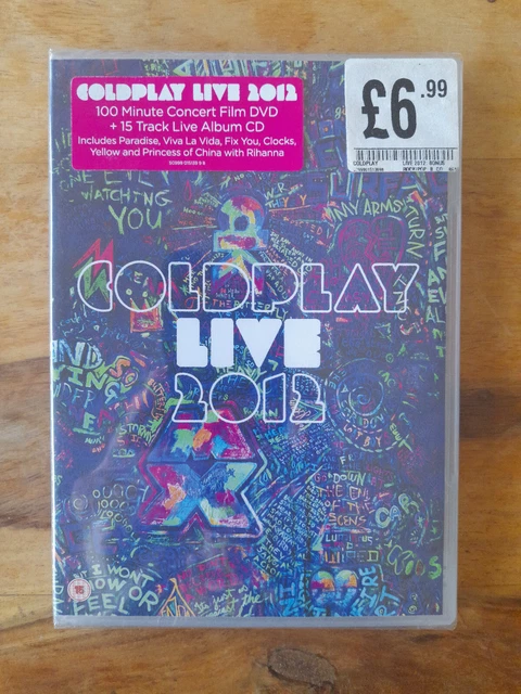 COLDPLAY - LIVE 2012 - 2 x Disc Live Concert (DVD & CD) - Factory ...