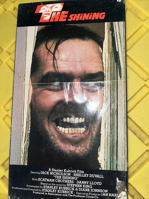 THE SHINING VHS Warner Stephen King 1986 Watermark Horror Kubrick New ...