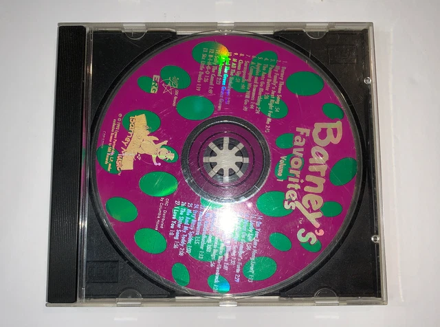 BARNEY'S FAVORITE VOLUME 1 (missing it's cover art) CD Children, Sesame ...