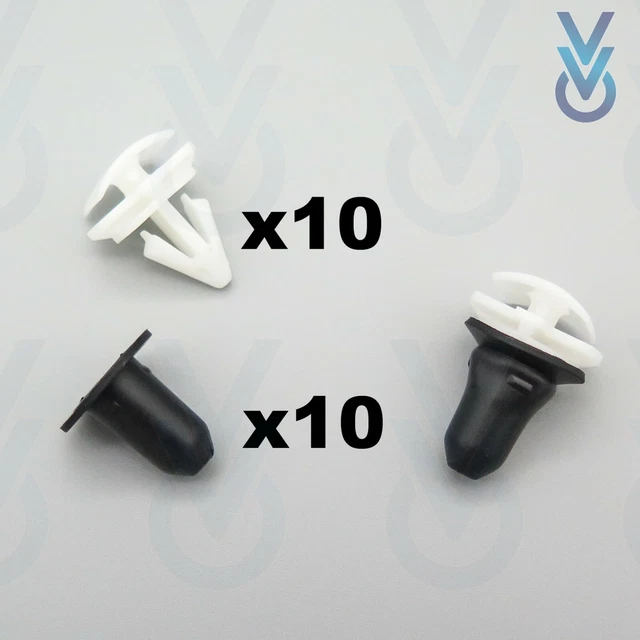 10 EXTRA LONG Roof Trim Strip Fixing Clips VW Transporter T4 T5 ...