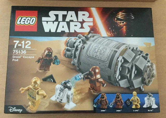 BOITE SET LEGO Vaisseau Star Wars 75136 Droid Escape Pod On Tatooine C ...