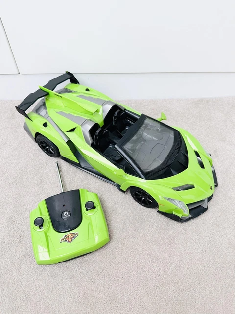 LAMBORGHINI VENENO RC Radio Remote Control Car Large Fast lane Green ...