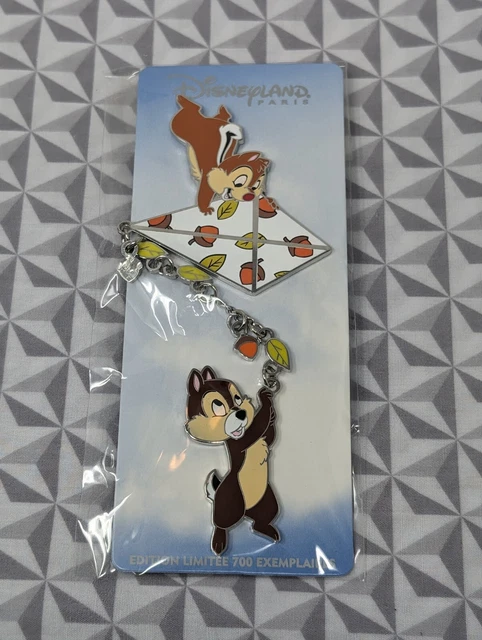 CHIP AND DALE DLP Disneyland Paris Kite Disney Grande Pin LE EUR 18,00 ...