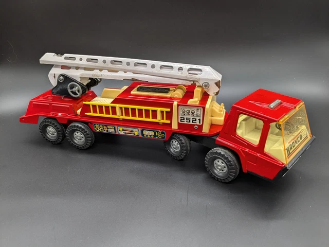 VINTAGE GOZAN BRONCO No 2521 Feuerwehr Leiterwagen Made in Spain. EUR ...