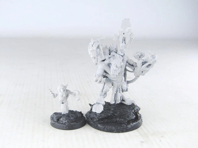 (GK37) PAINBOSS & Orderly Beast Snaggas Space Orks Ork 40k Warhammer ...