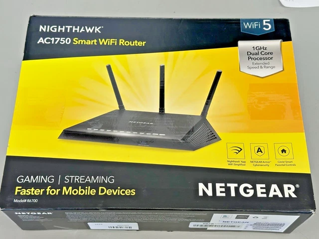 NETGEAR R6700V3 NIGHTHAWK AC1750 Smart WiFi Router - R6700-100NAS $37. ...