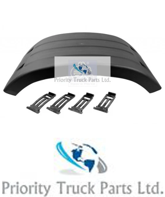 VOLVO FH/FM MUDGUARD Top C/W Wing Straps - Arched Type - 20936759 £35. ...