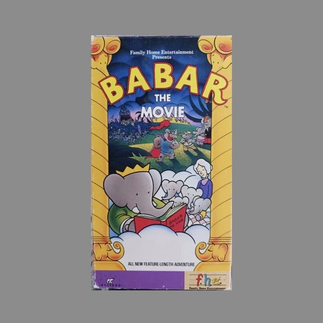 BABAR THE MOVIE (VHS, 1990) Gordon Pinsent, Laurent de Brunhoff ...