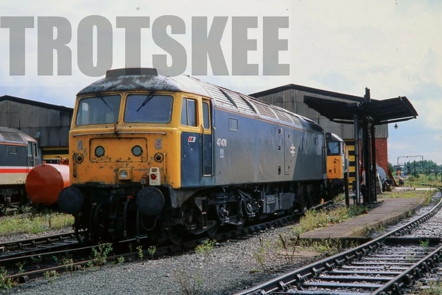 35MM SLIDE BR British Rail Diesel Loco Class 47 47478 1992 Original £4.98 - PicClick UK