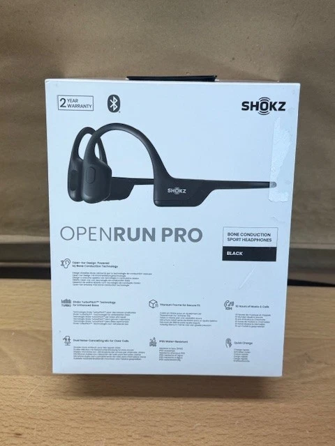 SHOKZ OPENRUN PRO Open-Ear (Behind the Neck) Bluetooth Headphones ...
