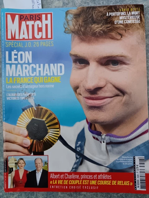 LEON MARCHAND CÉLINE Dion, Albert de Monaco EUR 5,00 - PicClick FR