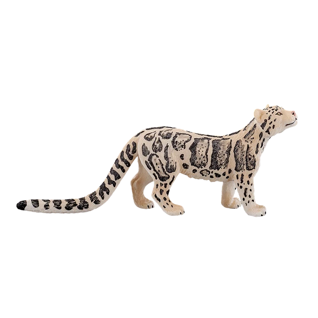 .MOJO CLOUDED LEOPARD Wild zoo animals play model figure toys plastic ...