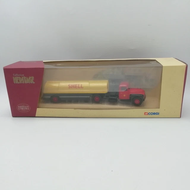 CORGI HERITAGE 1/50 Citroën Type 55 Semi Citerne Fruehauf Shell EUR 70 ...