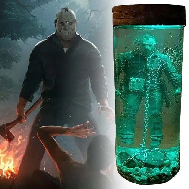 FRIDAY THE 13TH Jason Voorhees Night Lamp Horror Figurine Night Light ...