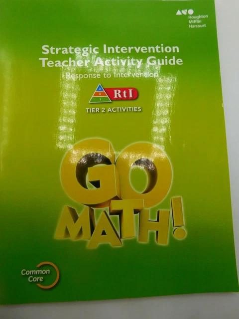 GO MATH! SER.: Go Math! - Strategic Intervention, Grade 1 by Houghton ...