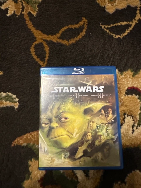 STAR WARS TRILOGY: Episodes I-III (Blu-ray Disc, 2011, 3-Disc Set ...