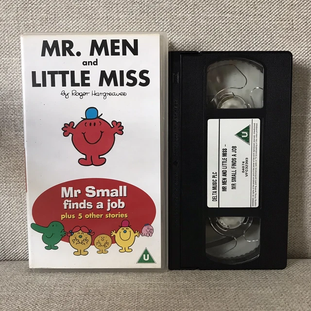 MR MEN AND Little Miss - Vhs Video - Mr Small Finds A Job - Childrens £ ...