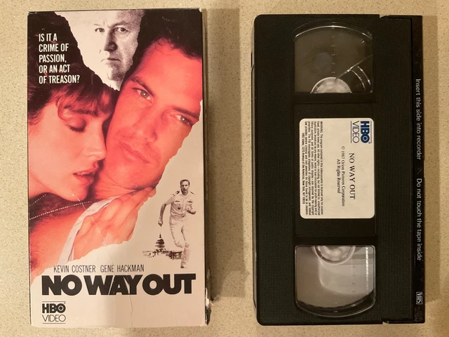 NO WAY OUT (VHS, 1988) Kevin Costner, Gene Hackman, Sean Young £4.44 ...