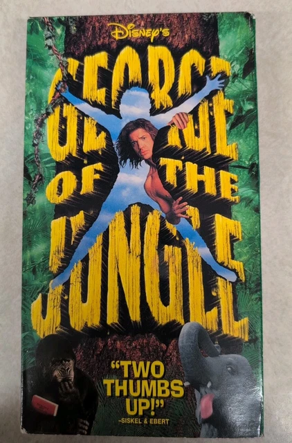 GEORGE OF THE Jungle (VHS 1997) Walt Disney Brendan Fraser **BUY 2 GET 1 FREE** £1.78 - PicClick UK