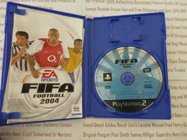 SONY PLAYSTATION 2 jeu FIFA 04 2003 Pegi 3+ PS2 jeux vidéo d'occasion ...