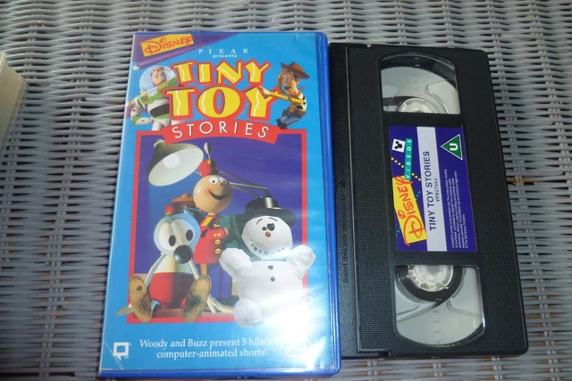 TINY TOY STORIES VHS Video Tape - Disney pixar 5 computer animated ...