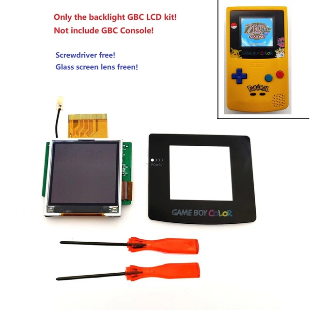 BACK LIGHT BACKLIGHT LCD Screen Kit For Nintendo Game Boy Color GBC ...