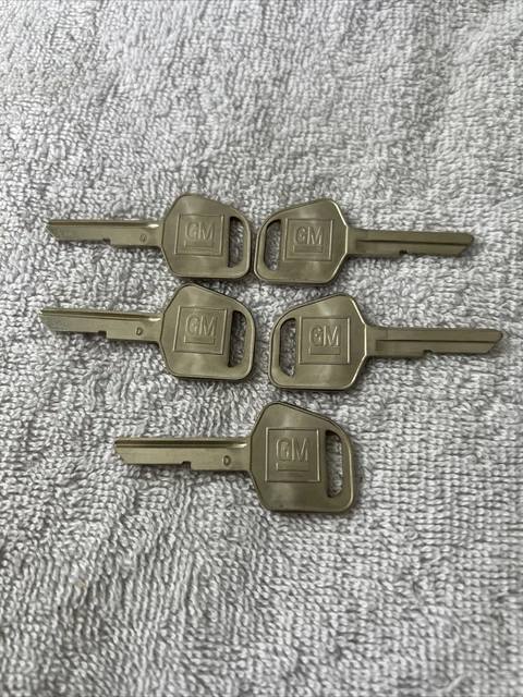 NOS GM LOGO “D” Key Blanks, 5 keys $22.00 - PicClick