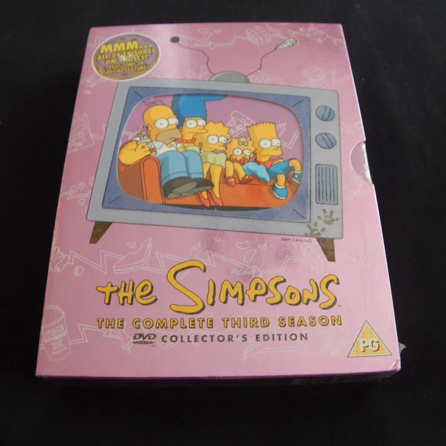 THE SIMPSONS THE Complete Third Season 3 Collectors Edition Box Set NEW ...