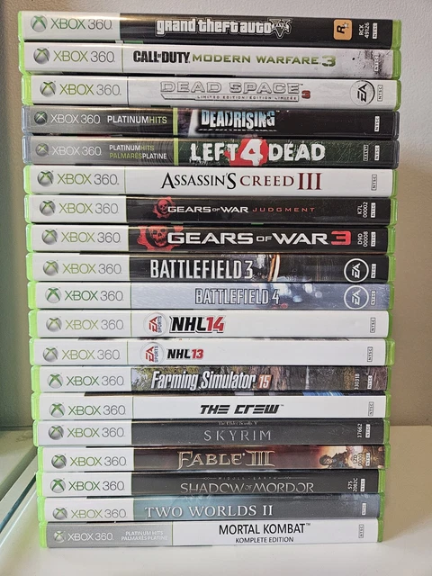 MICROSOFT XBOX 360 Games Tested - You Pick & Choose Video Game Lot $11. ...