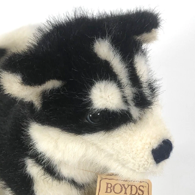 BOYDS BEARS HUSKY Snow Dog Plush "Chilly D. Dawg" Puppy Soft Toy 12 ...