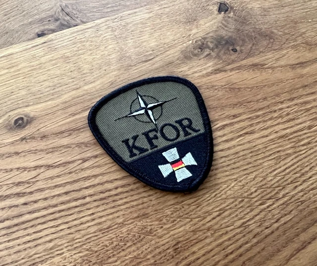 ORIGINAL KFOR PATCH BW Kosovo Einsatz Badge NATO Abzeichen Eiserne ...
